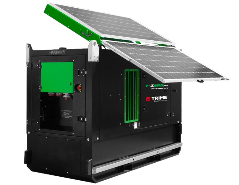 Save Fuel & Reduce CO2 with T-ZERO PRO Solar Hybrid Generators | Trime